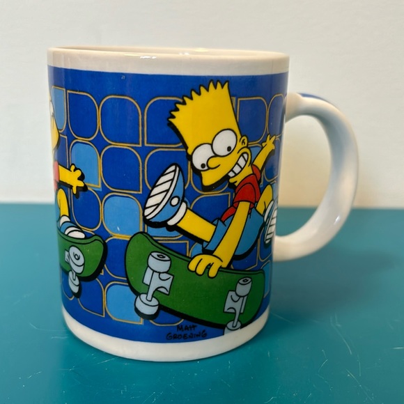 Kitchen | 206 Fox The Simpsons Skateboarding Bart Collectible Coffee ...